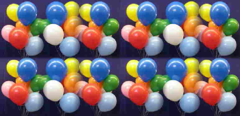 Luftballons in 40 cm, Rundballons aus Latex